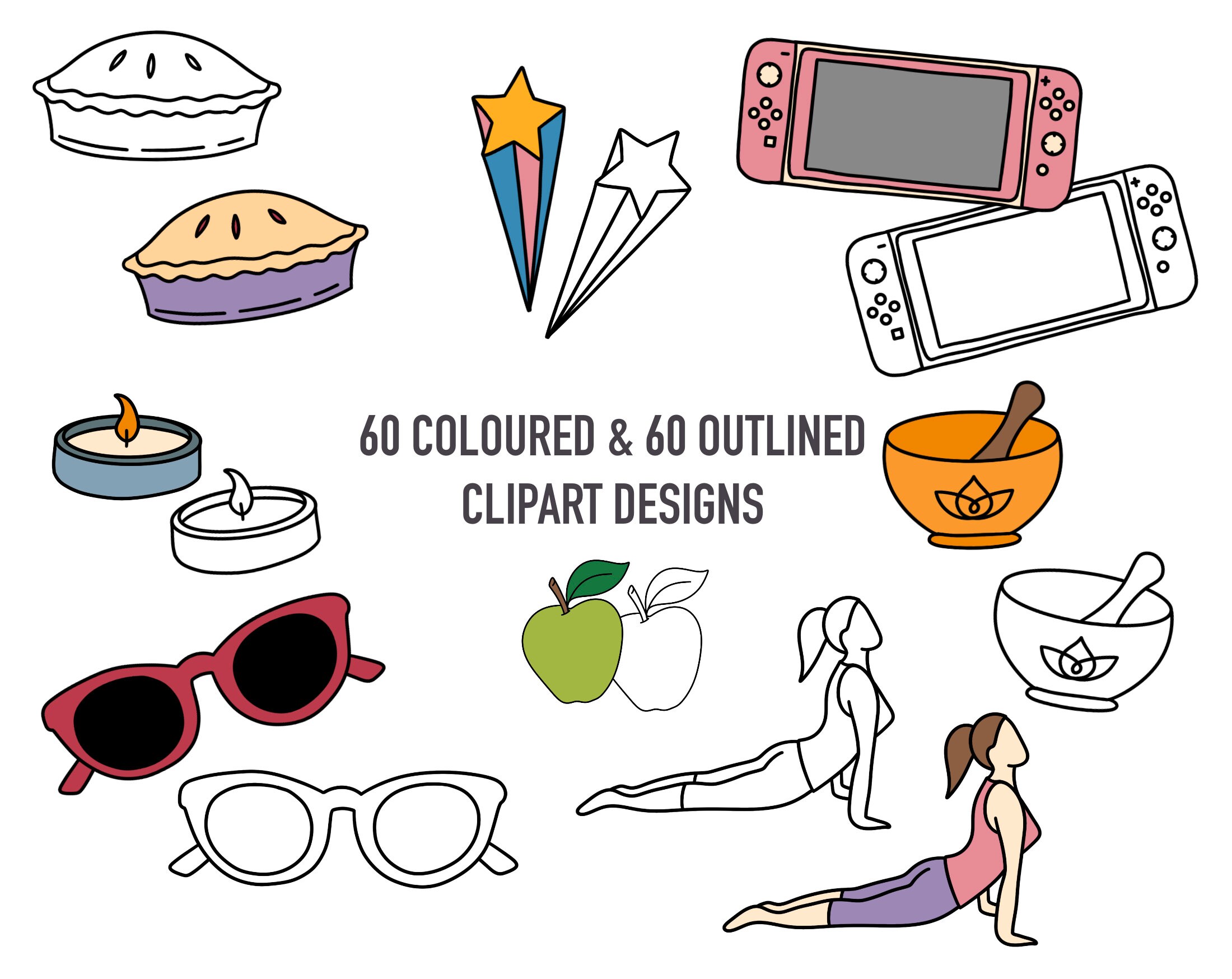 Zelfzorg Doodle Clipart Pamper PNG Zorg voor jezelf Planner - Etsy ...