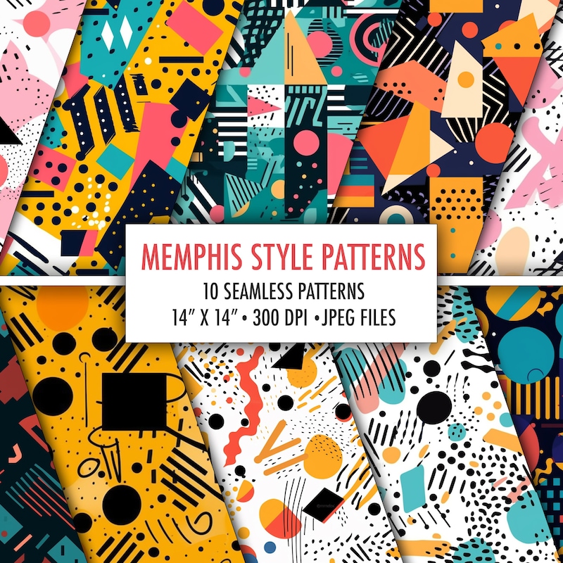 Memphis Style - Etsy