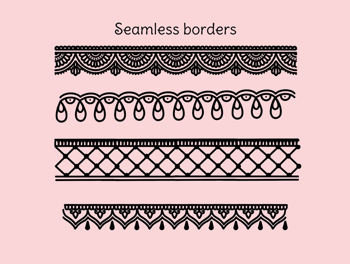 103 Henna & Mehndi Stamps for Procreate Hand Drawn Paisley | Etsy