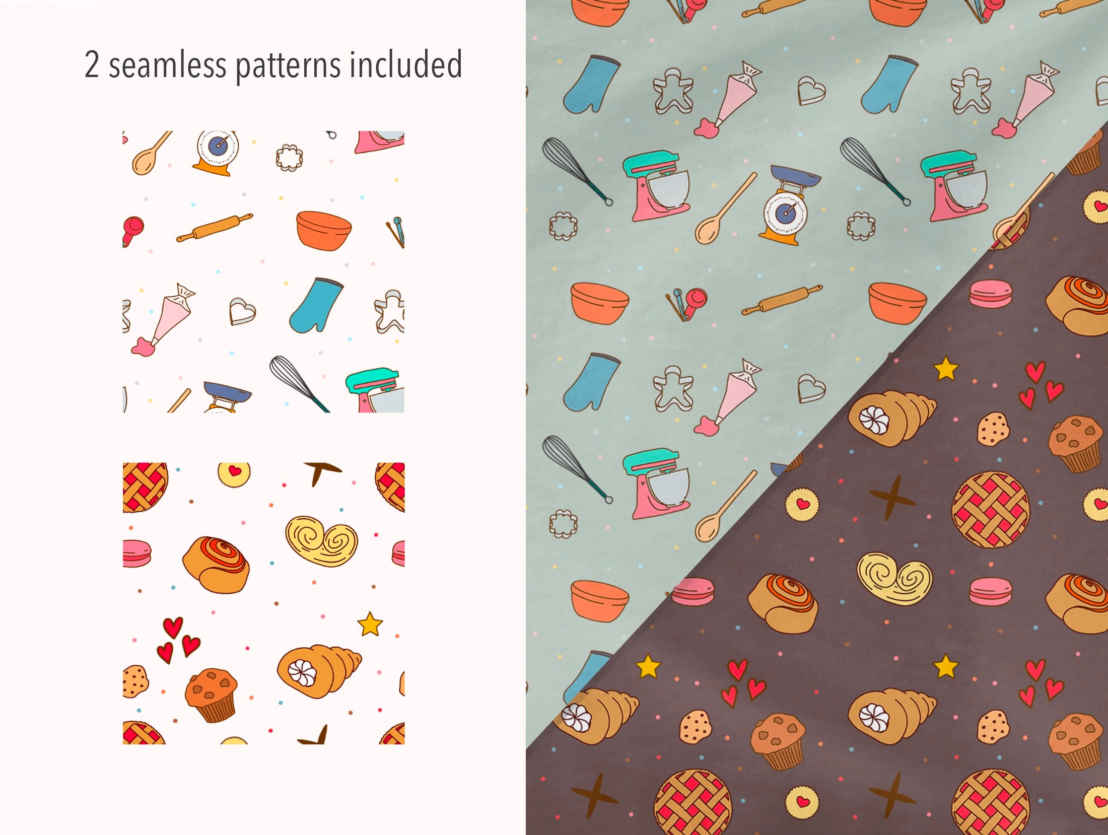 85 Bakery Stamps for Procreate Bake off Stamps Free - Etsy