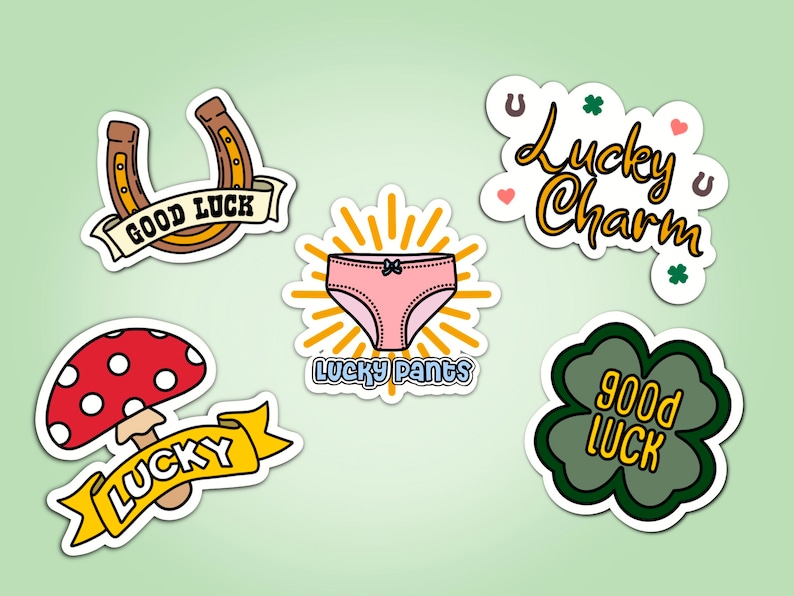 Luck Stamps for Procreate: 46 Lucky Charm Brushes (digital Download) - Etsy