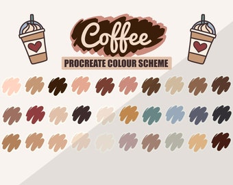 Ice Cream Color Scheme Palette for Procreate - Etsy