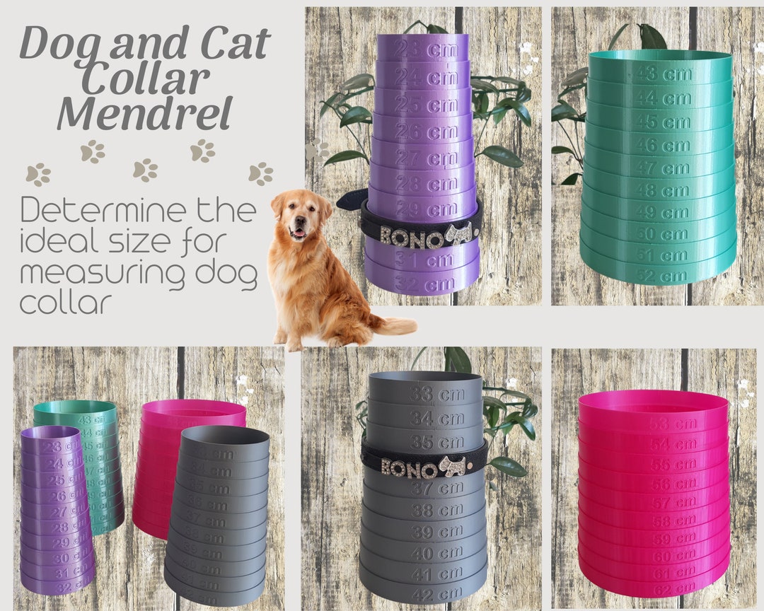 Dog and Cat Collar Sizer. Dog and Cat Collar Mendrel. Necklace Sizer ...