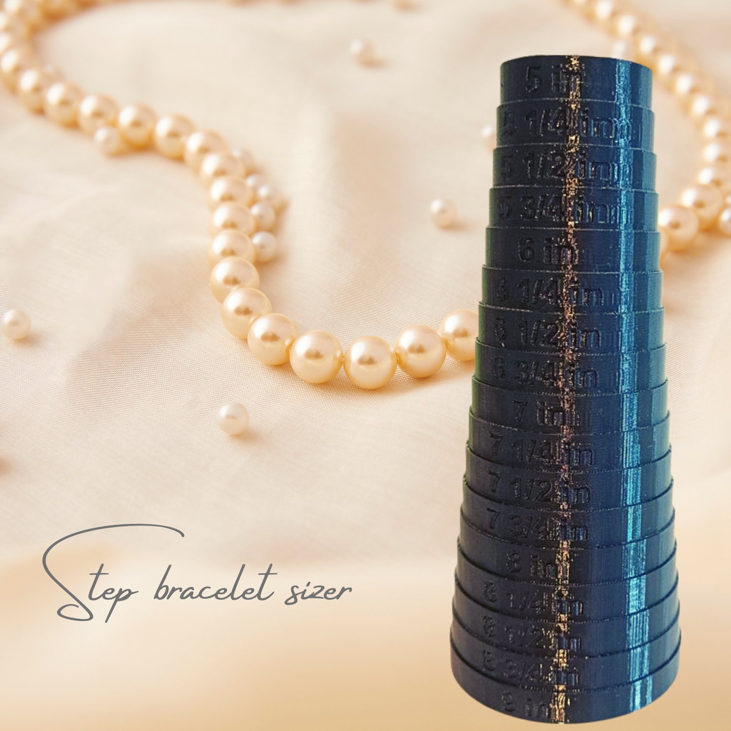 Step Bracelet Sizer Inches and Centimeters. Bracelet Display. Jewelry ...