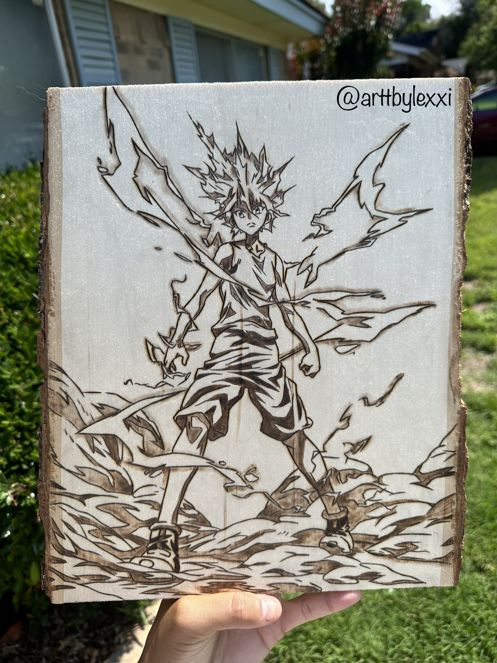 Anime Wood Burn - Etsy