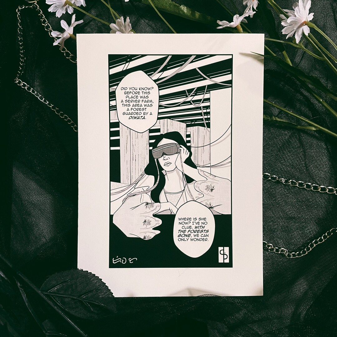 Diwata Art Print, Philippine Mythology Wall Decor, Filipino Fairy ...