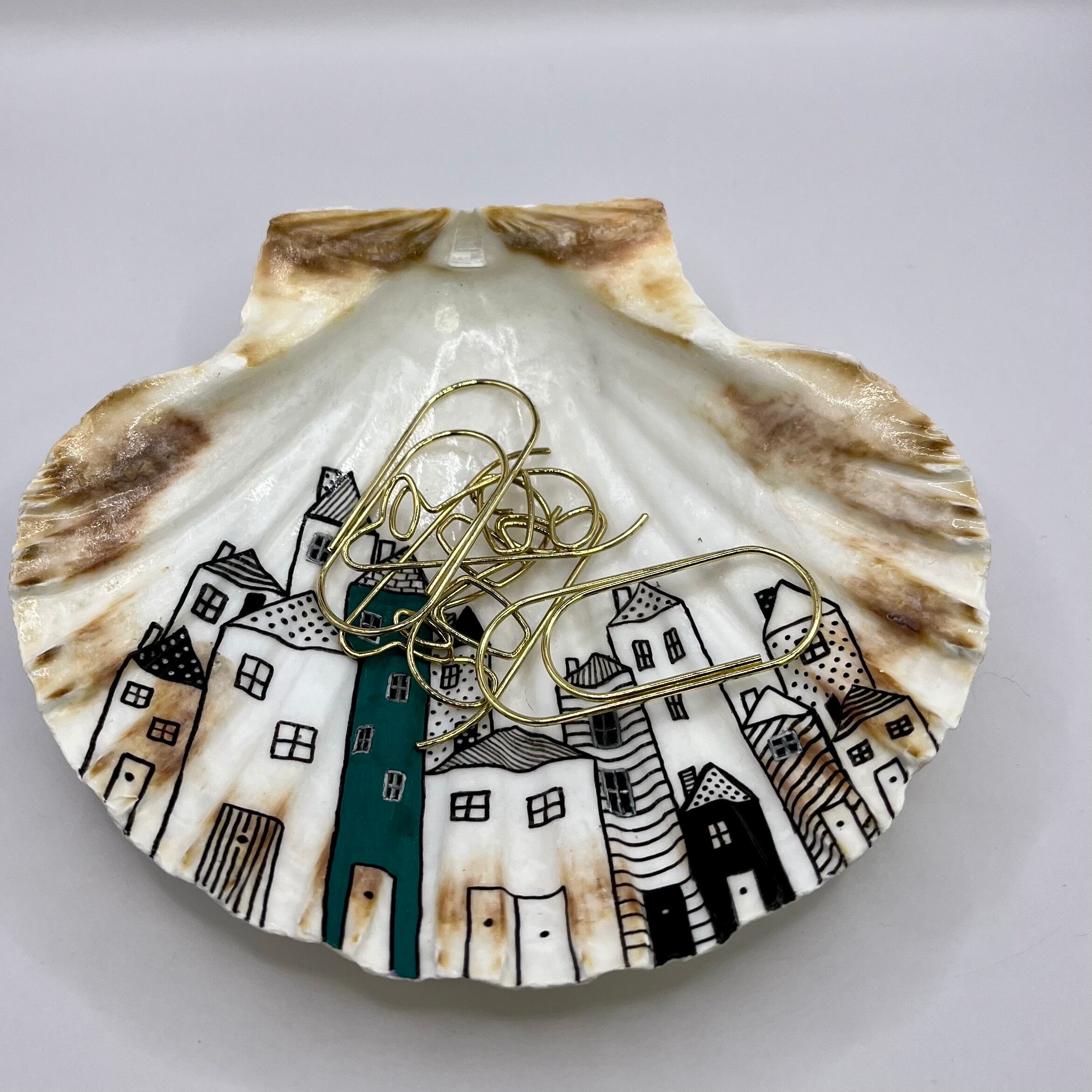 Handpainted Scallop Shells - Etsy