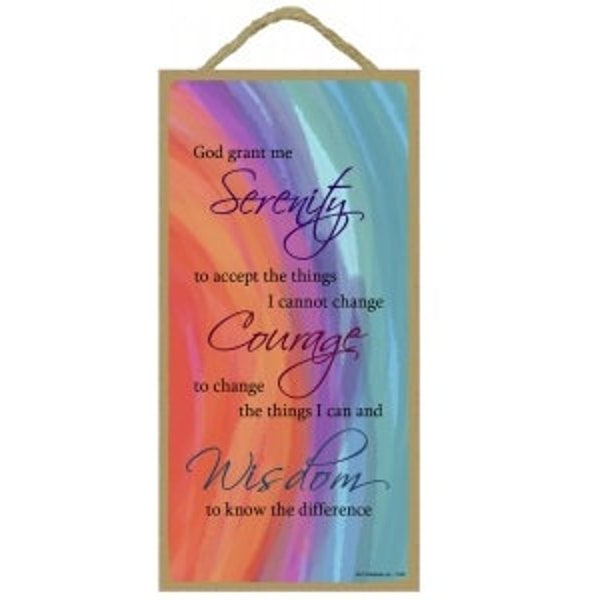 Serenity Sign - Etsy