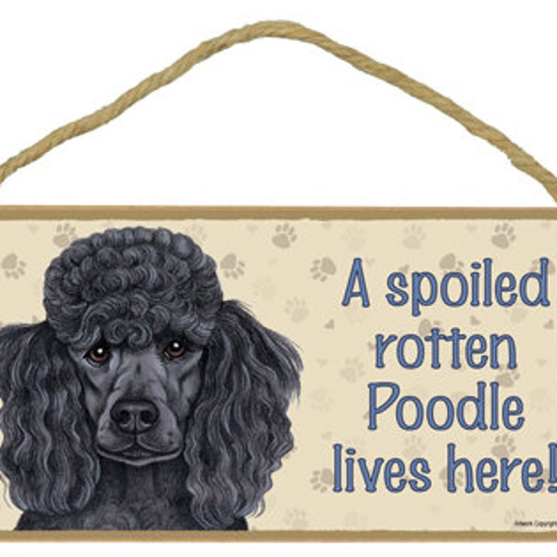 Poodle Sign - Etsy