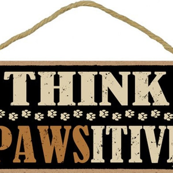 Think Pawsitive - Etsy