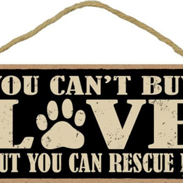 Rescue Dog Sign - Etsy