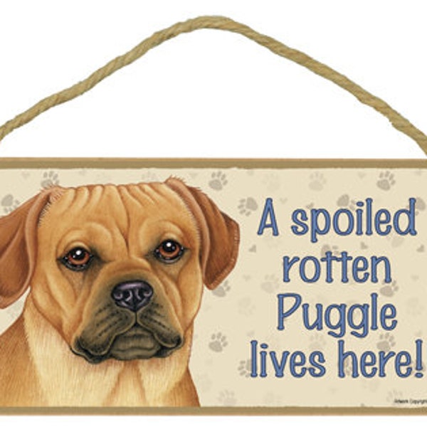 Puggle Sign - Etsy