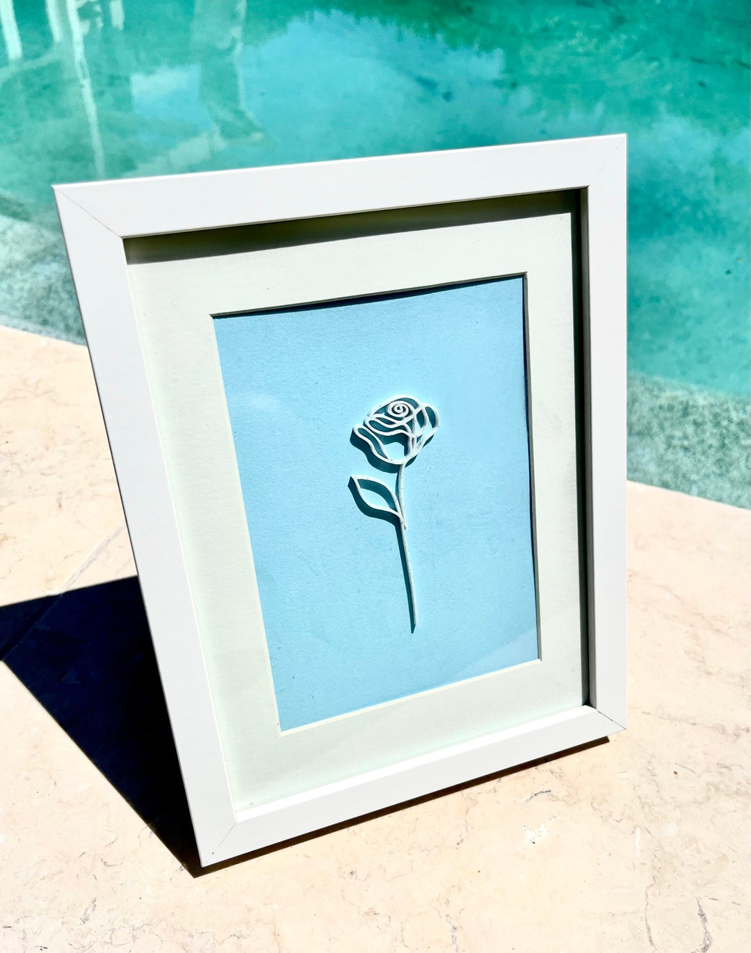 Abstract Rose Flower, 3D Printed STL File, Wall Art, Keyring ...