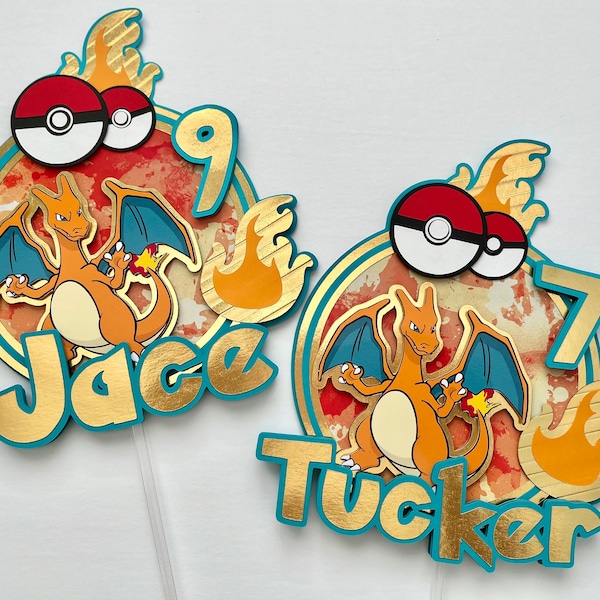Charizard Cake Topper - Etsy