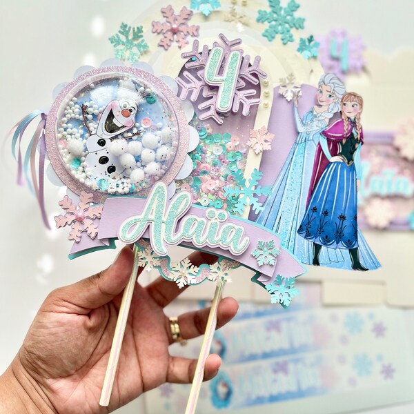 Winter Cake Topper - Etsy