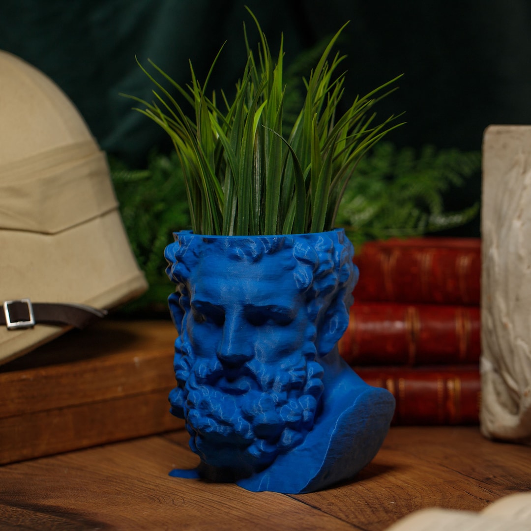 Hercules' Strength: Eco-friendly Greek Mythology Inspired Head Planter ...