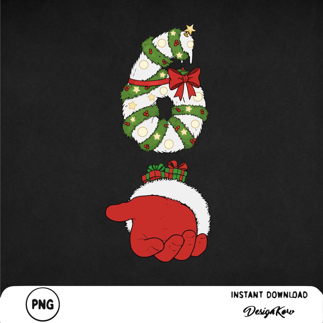 Christmas 67 Six Seven Meme Couple PNG, Santa Hand Gift Clipart, Xmas ...
