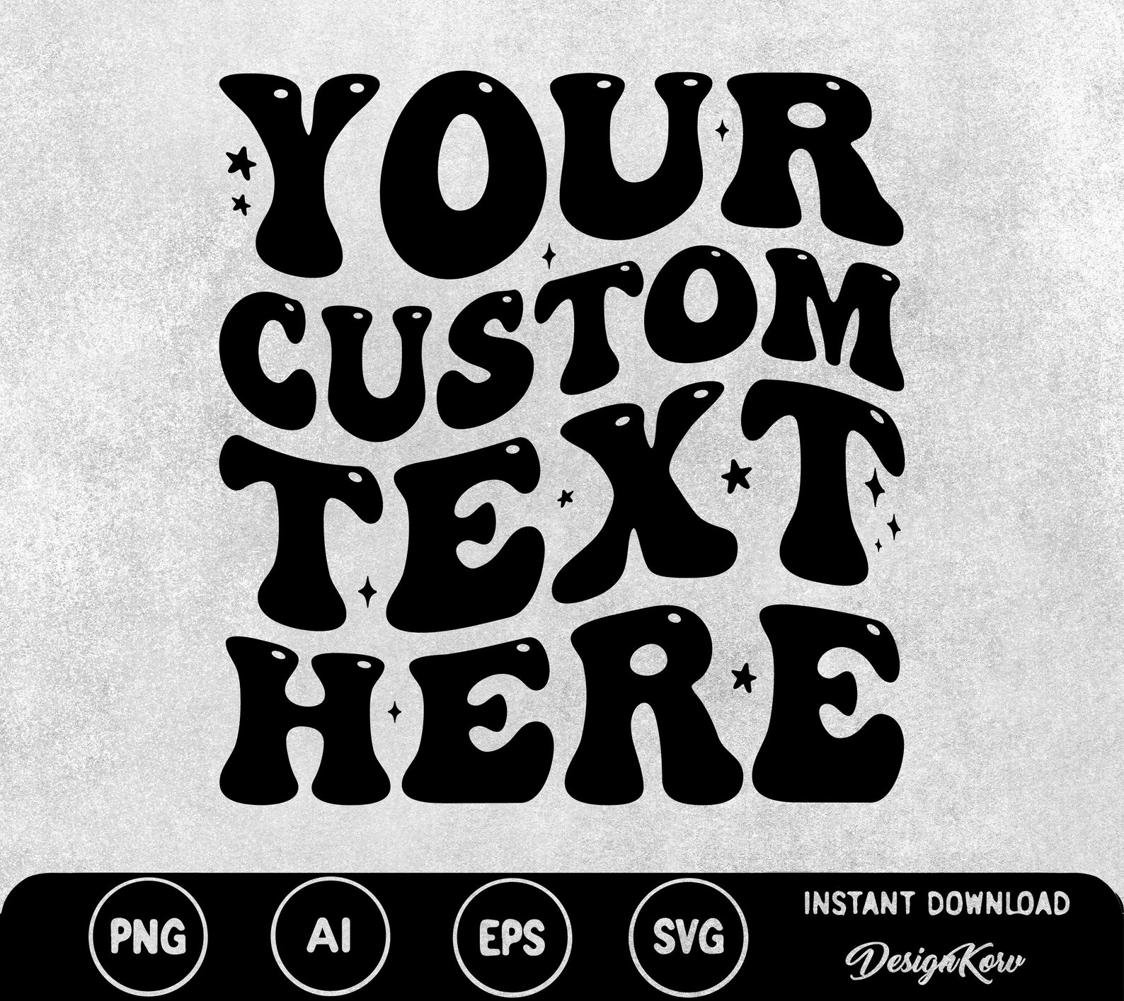 Custom Wavy Text Svg, Custom Wavy Letters Svg, Custom Wavy Stacked Svg ...