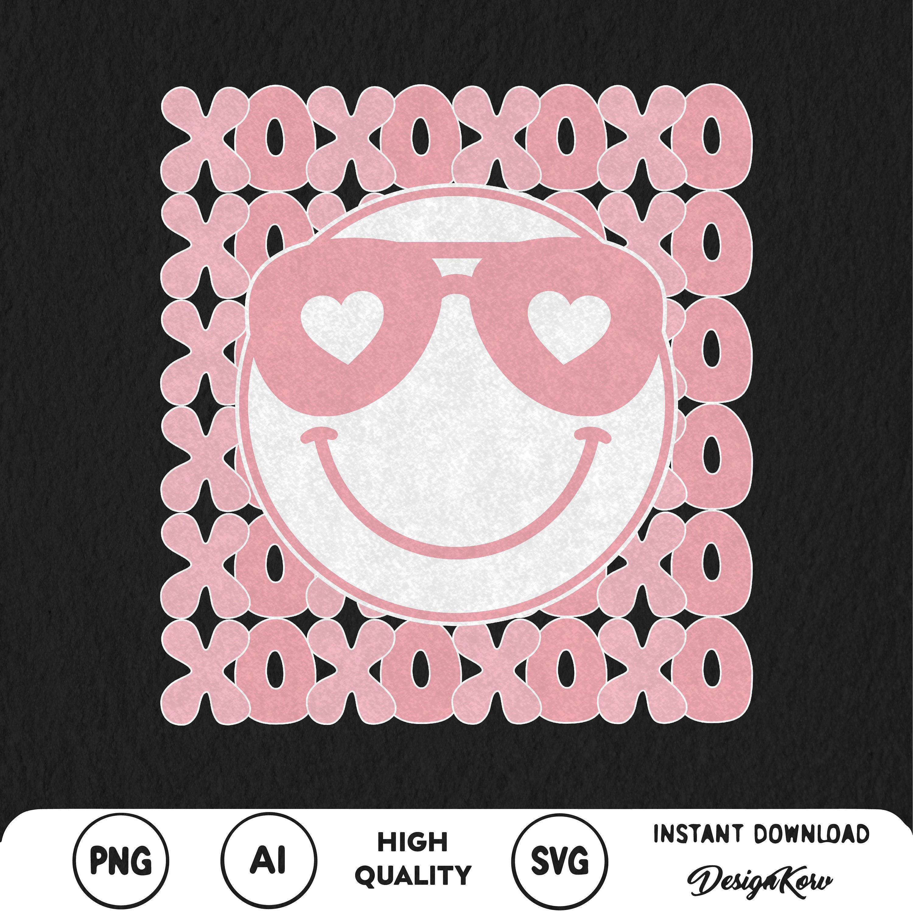 Xoxo Valentine's Day Svg Png Felt Letters Valentine Letters Xoxo ...