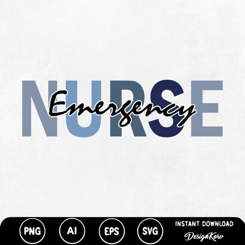 Nurse Emergency Svg ER Nurse Svg Png Study Guide Note Nurse Png ER ...