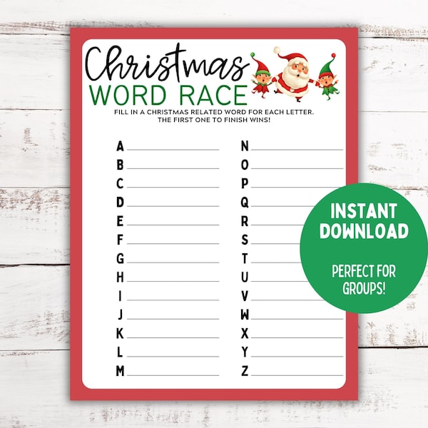 Christmas Games - Etsy