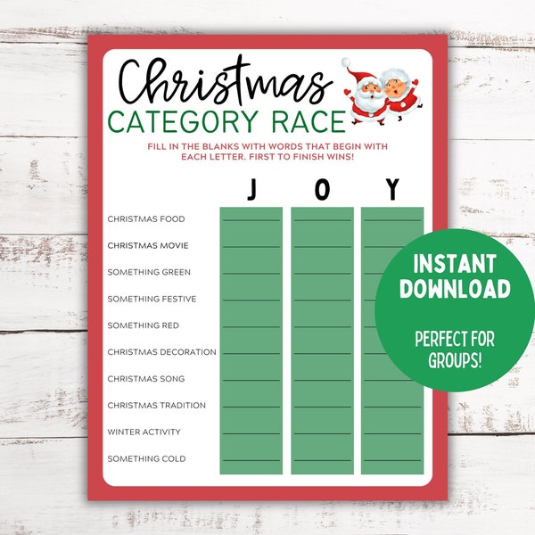 Christmas Party Game - Etsy