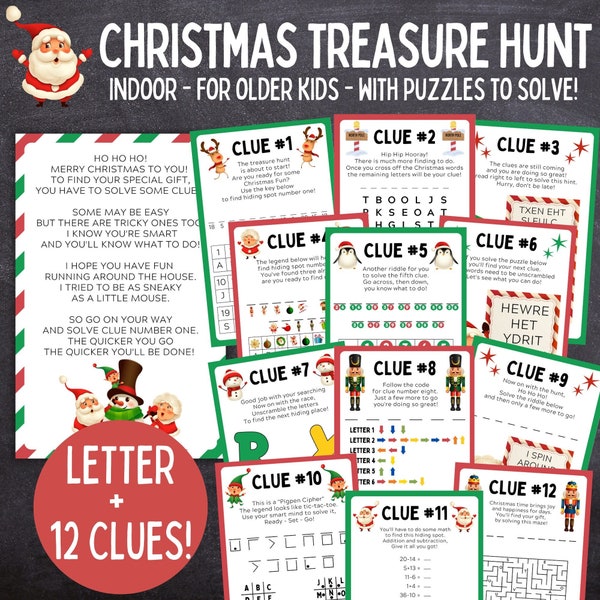 Scavenger Hunt Christmas - Etsy