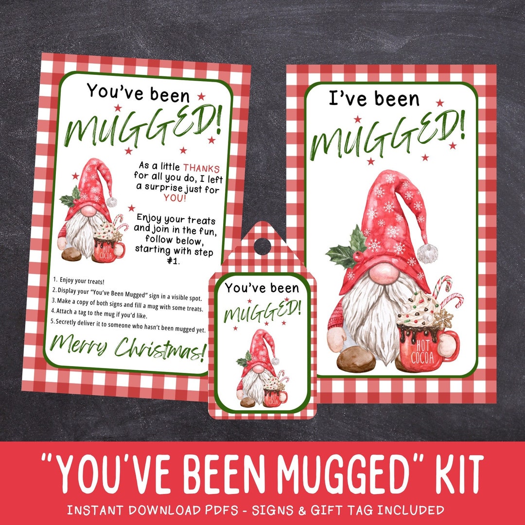 You've Been Mugged Kit | I've Been Mugged Kit | Coworker Christmas Gift ...