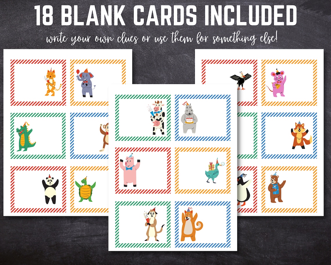 New Years Eve Scavenger Hunt for Kids Instant Download PDF - Etsy