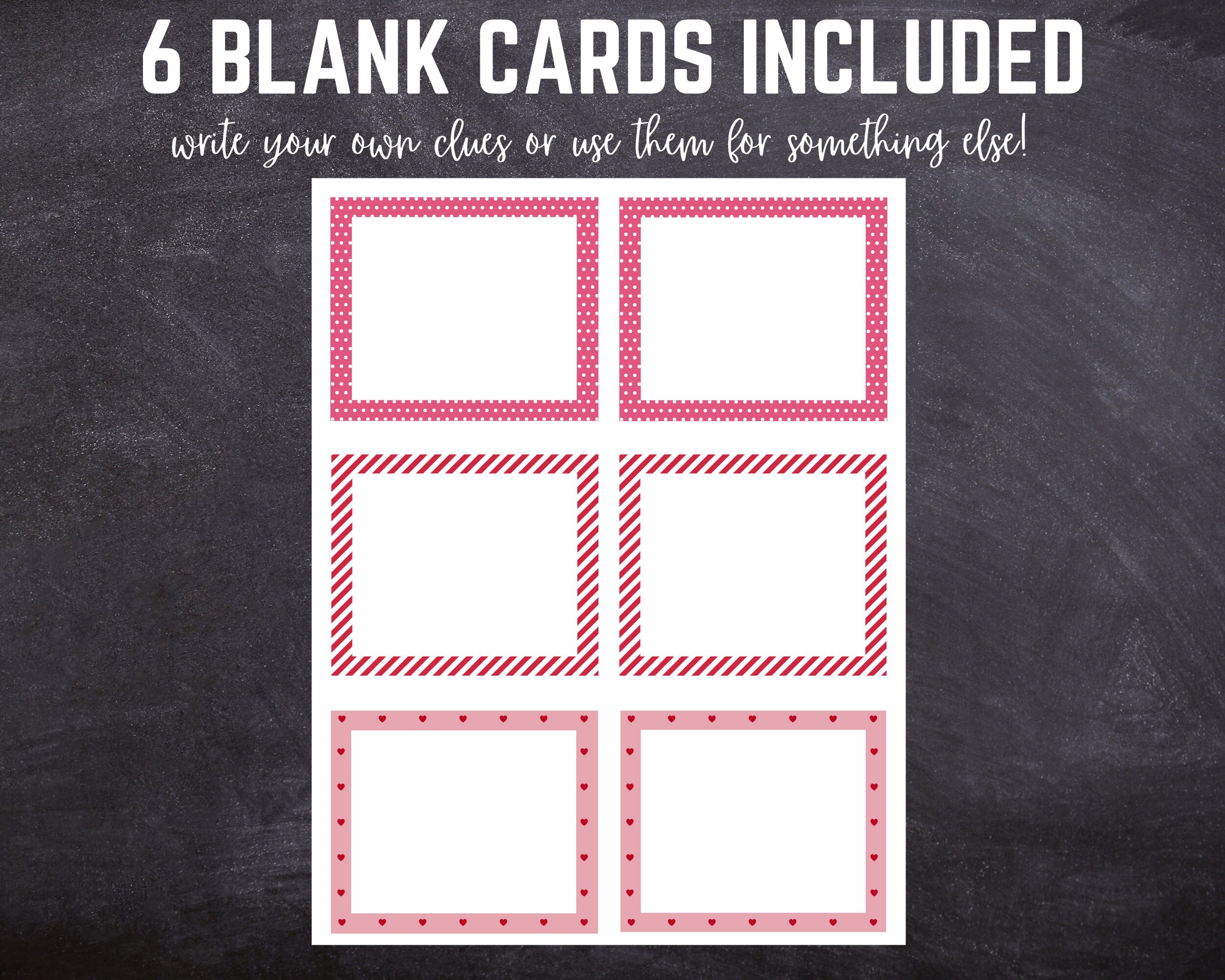 Valentine's Day Scavenger Hunt for Kids Valentines - Etsy