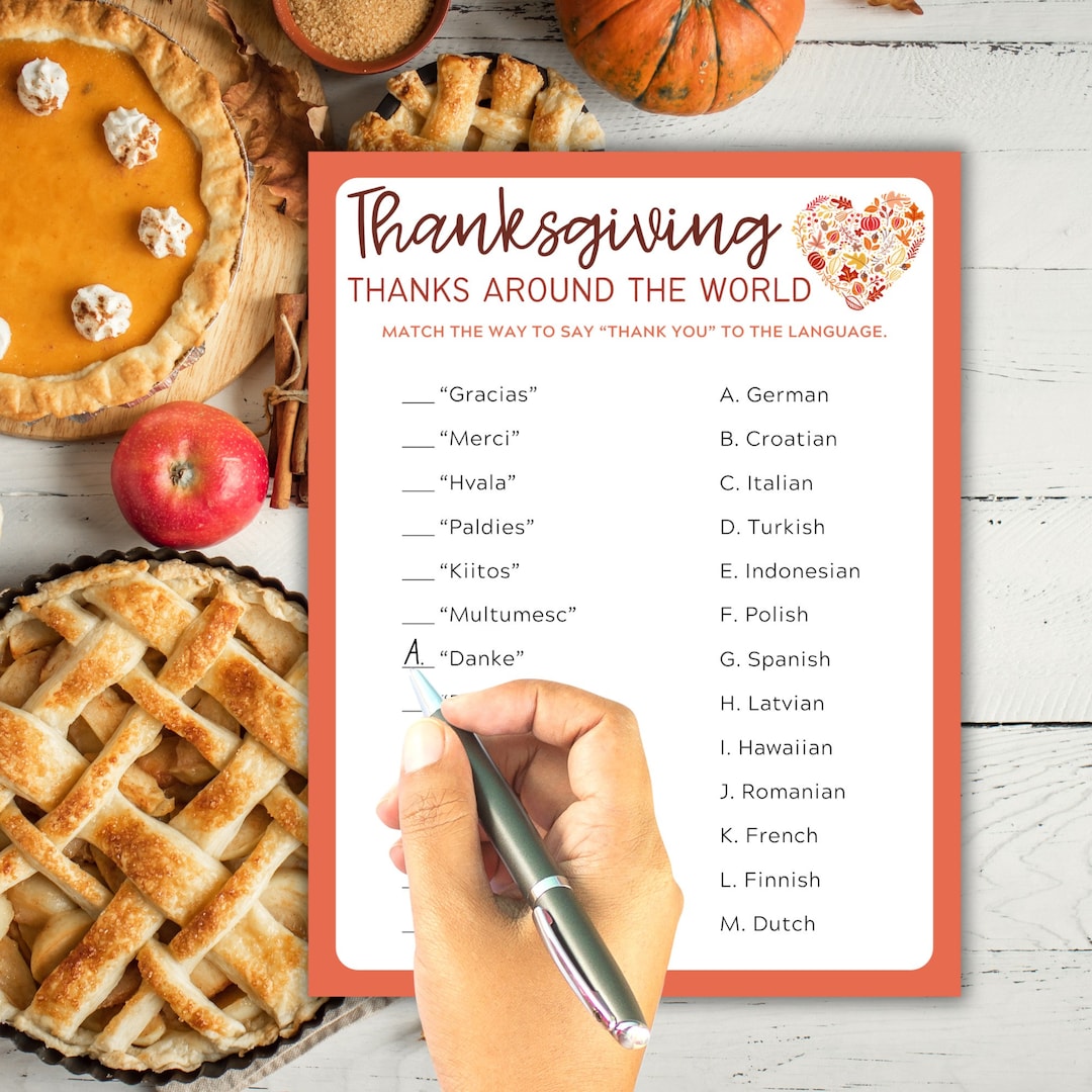 Thanksgiving Thanks Around the World Game | Thanksgiving Classroom ...