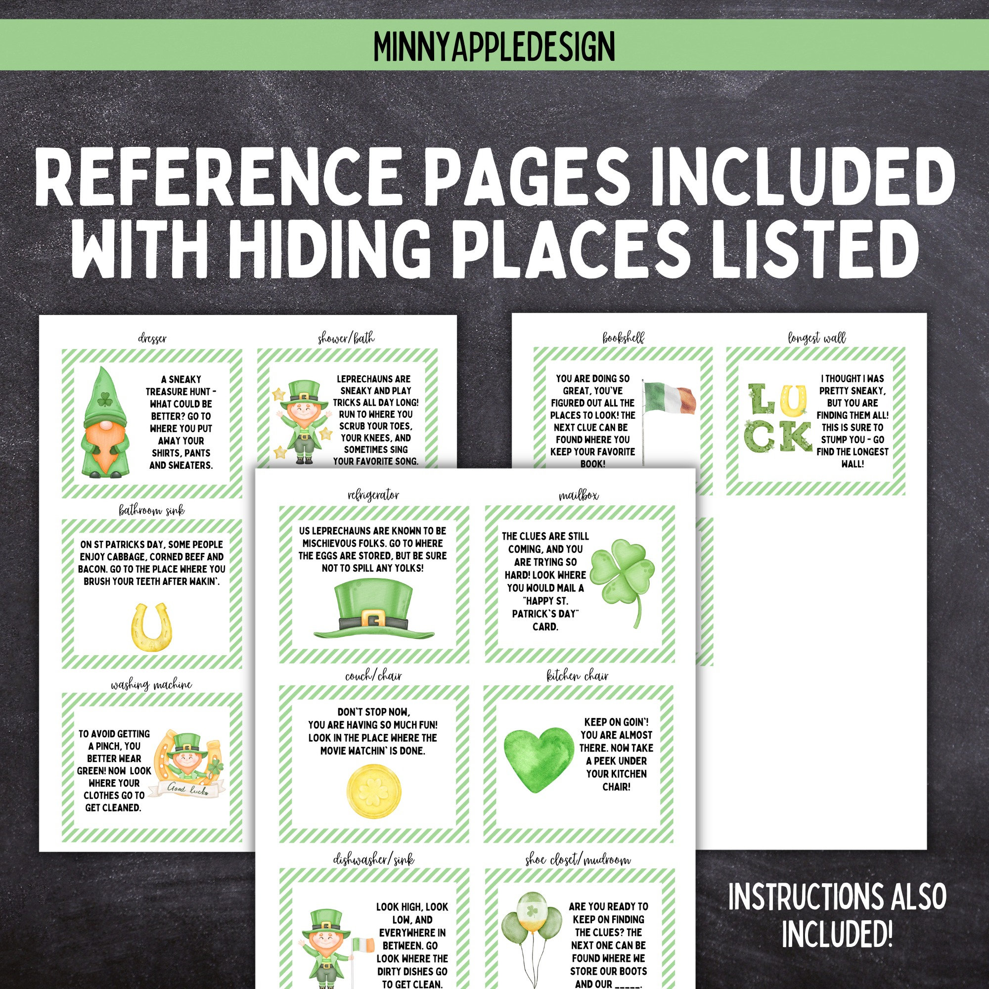 Leprechaun Treasure Hunt | Leprechaun Letter | St Patricks Day Treasure ...