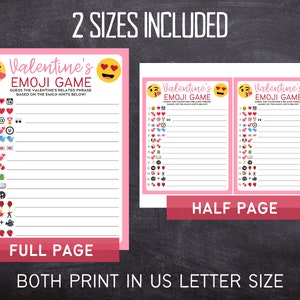 Valentine's Day Emoji Game | Valentines Day Activity | Valentines Day ...