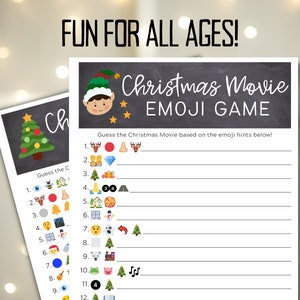 Christmas Emoji Game Bundle Christmas Songs and Christmas - Etsy