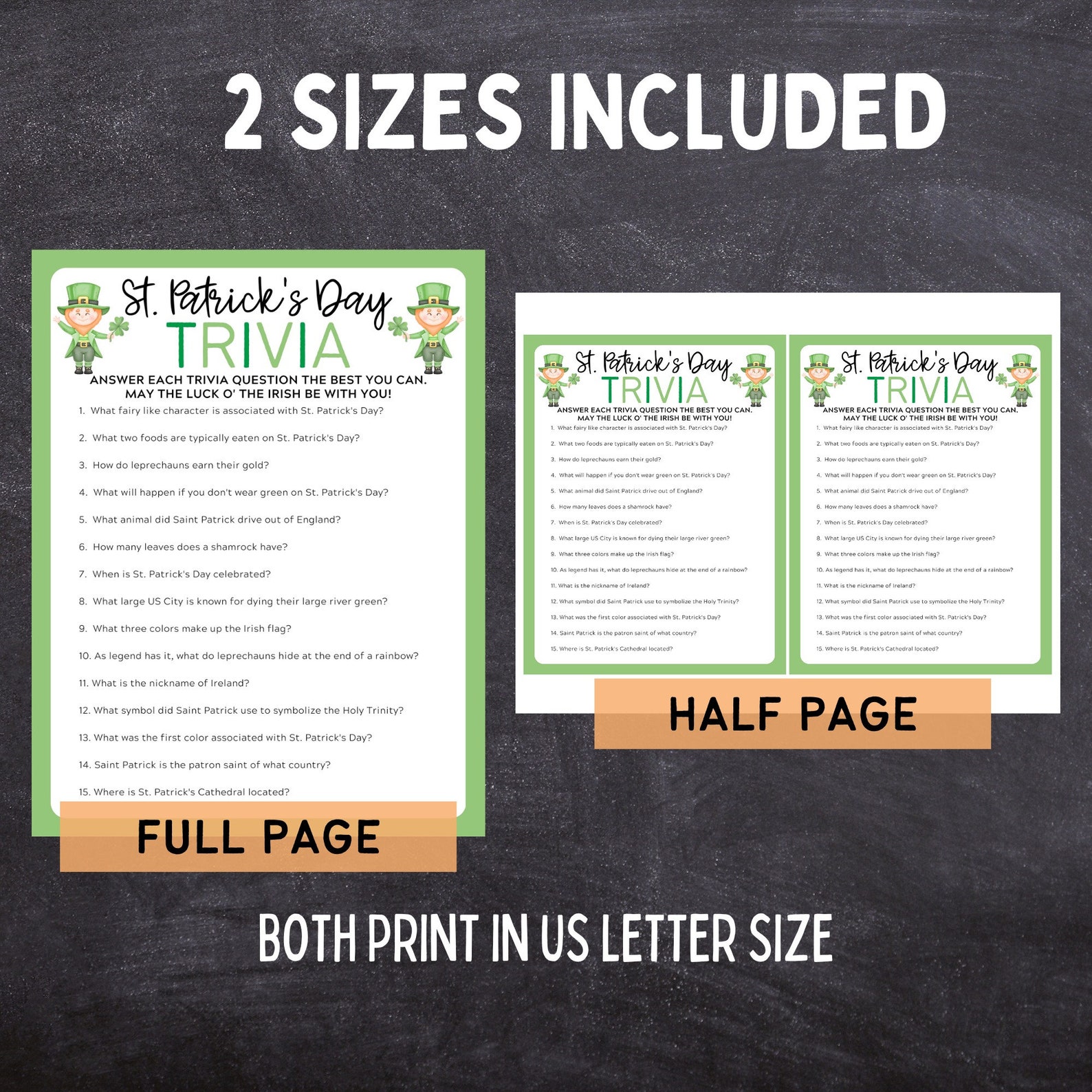 St Patricks Day Printable Games | St Patricks Games Bundle | St ...