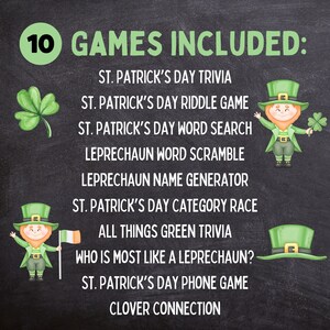 St Patricks Day Printable Games | St Patricks Games Bundle | St ...