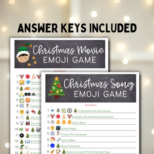 Christmas Emoji Game Bundle | Christmas Songs and Christmas Movies ...