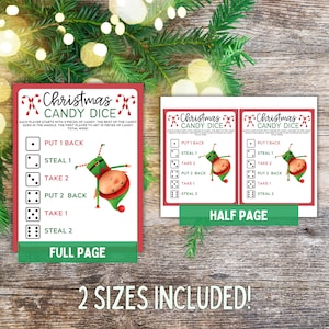Christmas Candy Dice Game | Christmas Games for Kids | Christmas ...