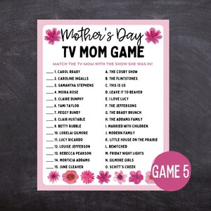 Mothers Day Printable Games | Mothers Day Games Bundle | Mothers Day ...