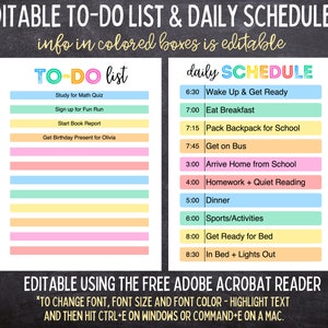 Printable Editable 2023-2024 School Planner School Calendar School ...
