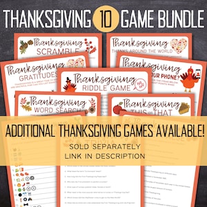 Thanksgiving Scavenger Hunt for Kids | Instant Download PDF ...