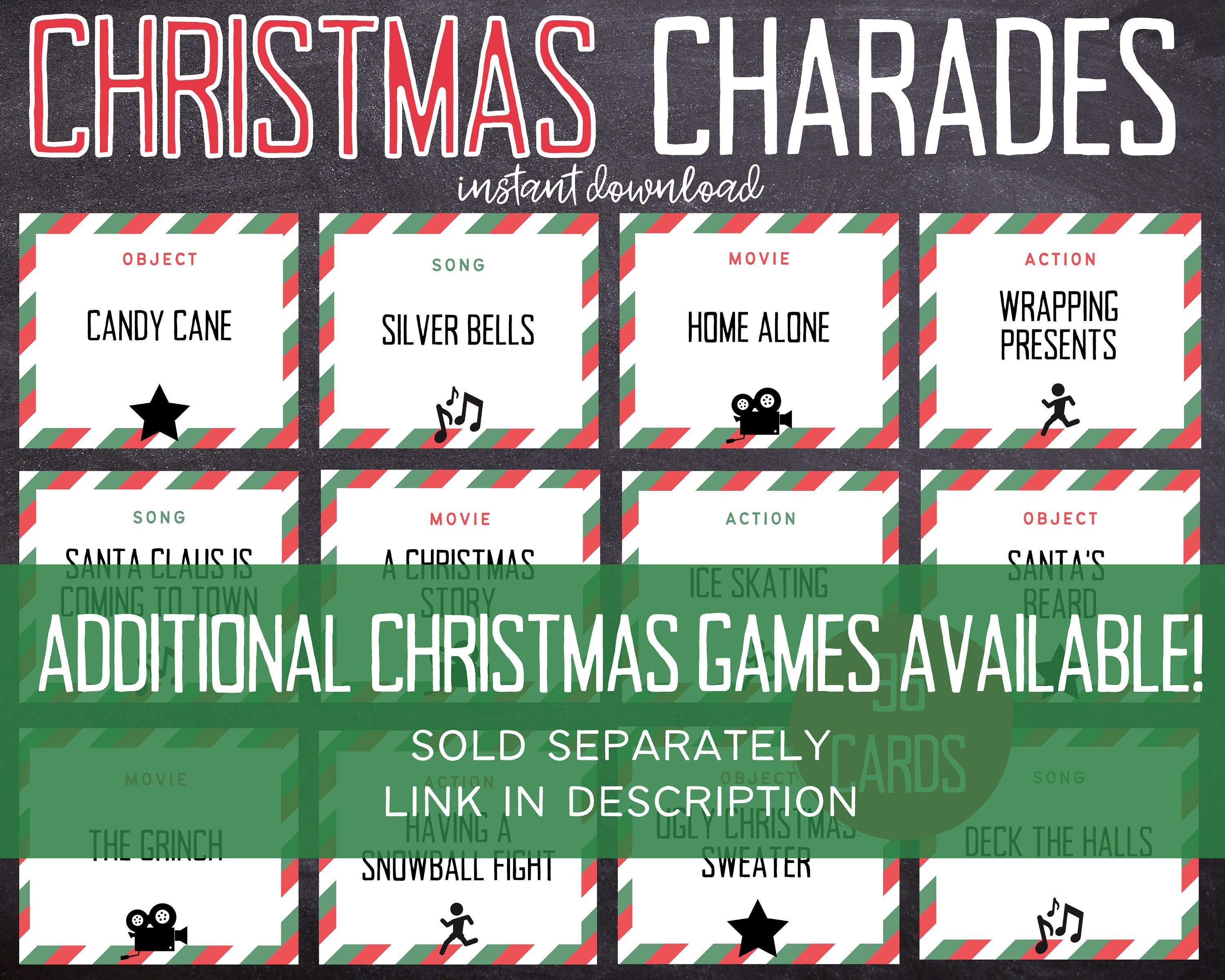 Christmas Emoji Game Bundle Christmas Songs and Christmas - Etsy