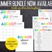 Printable SUMMER Bucket List US Letter A4 Poster Size US - Etsy Canada