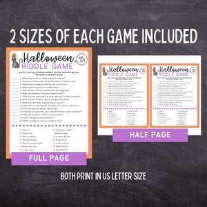Halloween Printable 12 Game Bundle Halloween Party Games Halloween ...