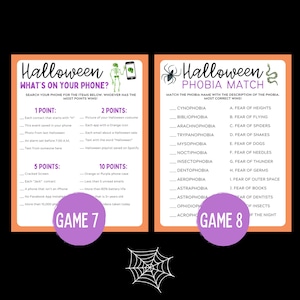 Halloween Printable 12 Game Bundle | Halloween Party Games | Halloween ...