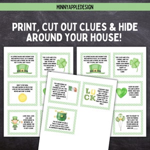 Leprechaun Treasure Hunt | Leprechaun Letter | St Patricks Day Treasure ...