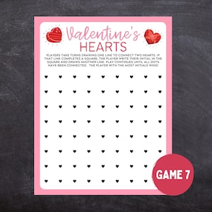 Valentines Day Printable Games Valentines Games Bundle Valentines Kid ...