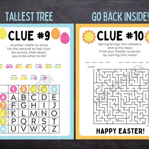 Outdoor Easter Treasure Hunt Easter Egg Scavenger Hunt - Etsy