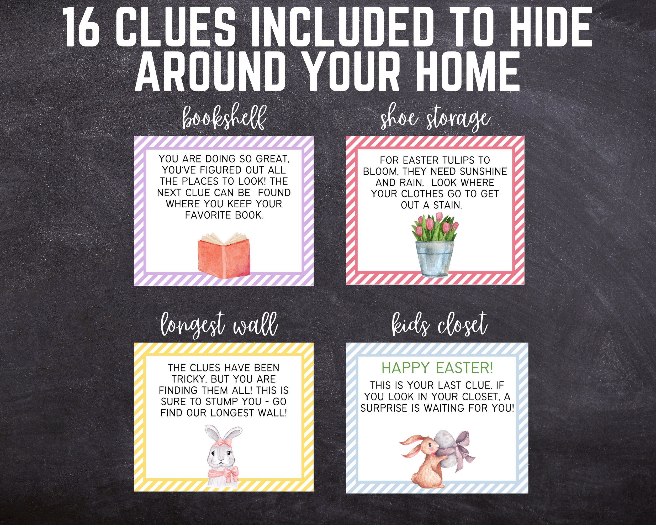 Easter Scavenger Hunt for Kids Instant Download PDF Easter - Etsy