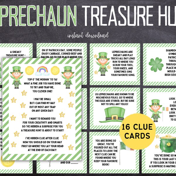 St Patricks Day Scavenger Hunt - Etsy